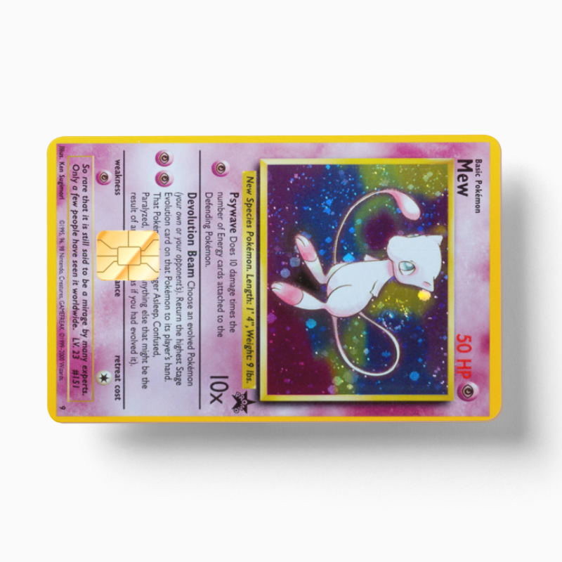 Pokemon Card Mew (Holographic) - Card Emblems