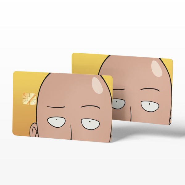 Peeking Saitama (Holographic) - Card Emblems