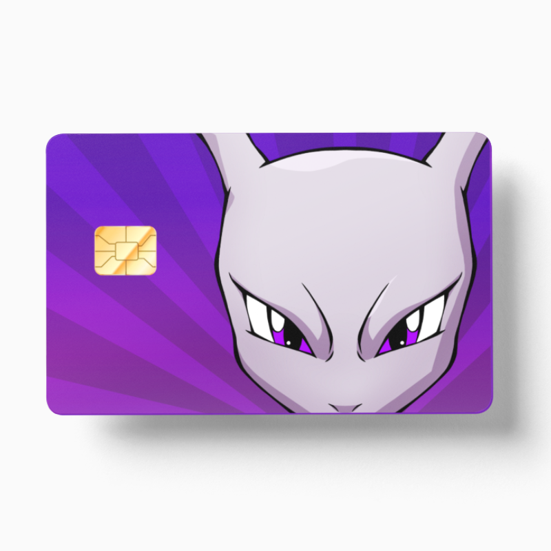 Peeking Mewtwo (Holographic) - Card Emblems