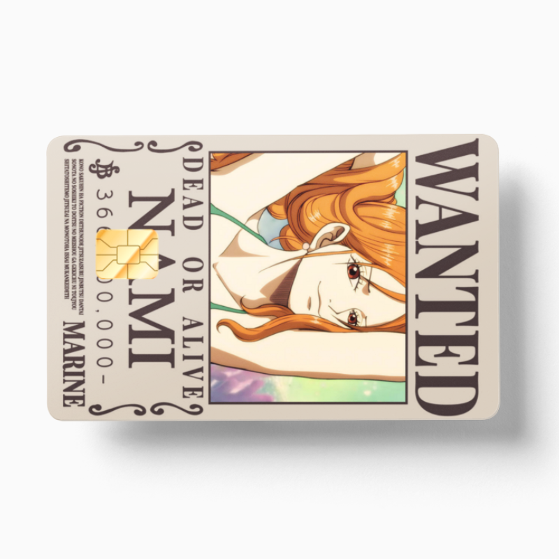 Wanted Poster Nami (Holographic) - Card Emblems