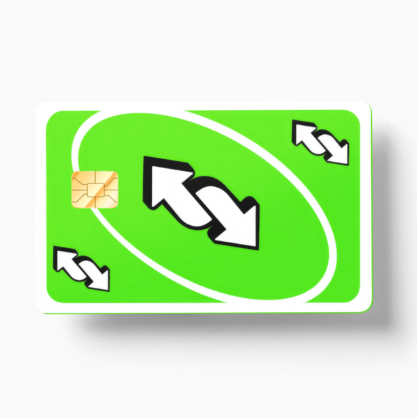 Uno Reverse Card Green (Holographic) - Card Emblems