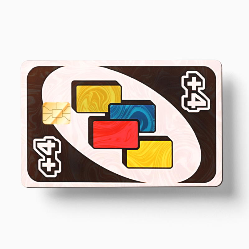 Plus Four Card (Holographic) - Card Emblems