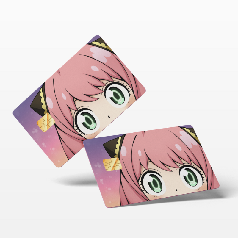 Peeking Anya (Holographic) - Card Emblems