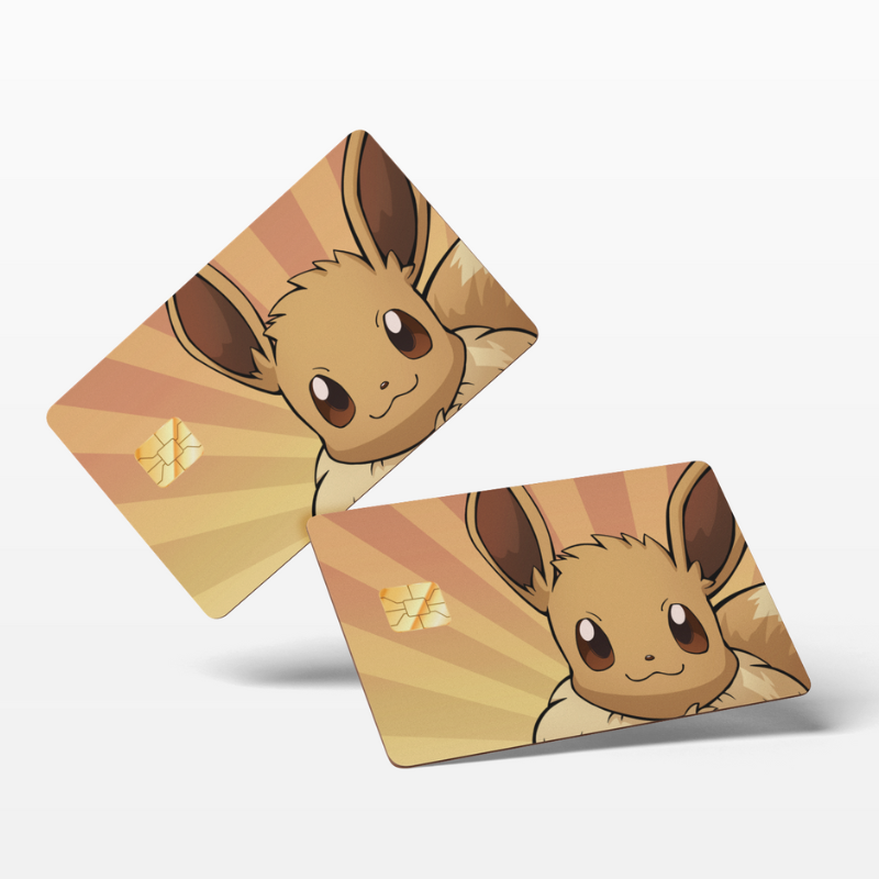 Peeking Eevee (Holographic) - Card Emblems