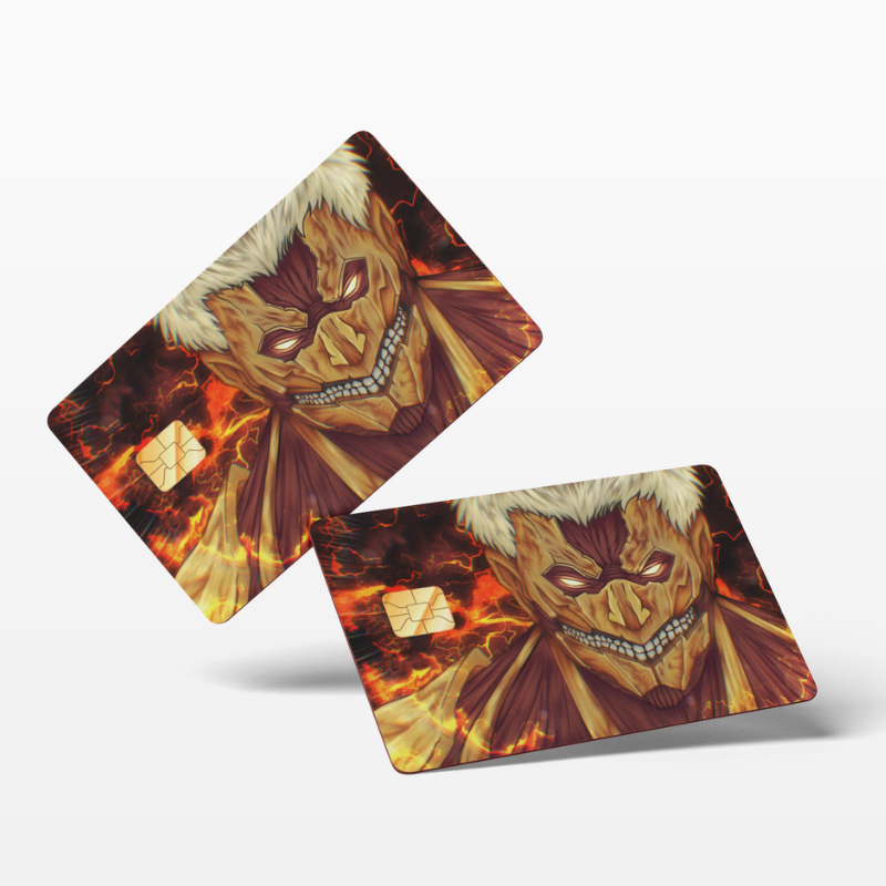 Peeking Armored Titan (Holographic) - Card Emblems