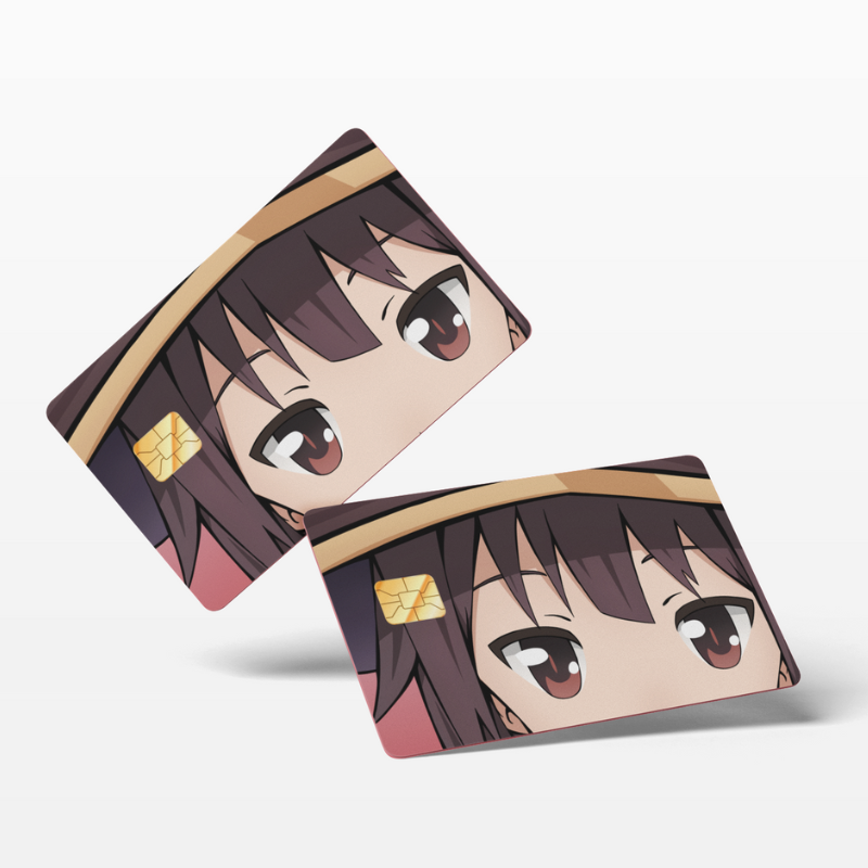 Peeking Megumin (Holographic) - Card Emblems