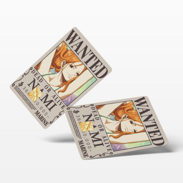 Wanted Poster Nami (Holographic) - Card Emblems