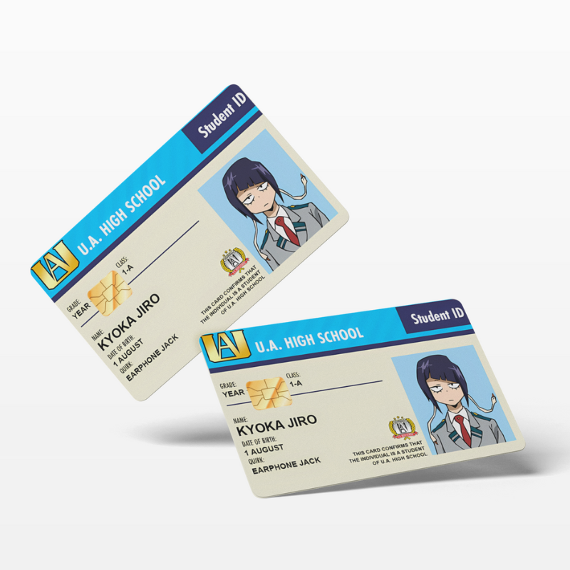 Student ID Kyoka Jiro (Holographic) - Card Emblems