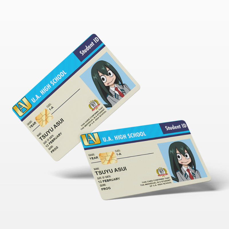 Student ID Tsuyu Asui (Holographic) - Card Emblems