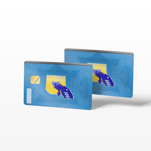 Digimon Tamer Blue Card (Holographic) - Card Emblems