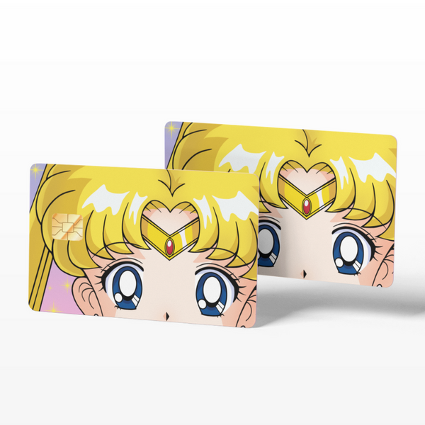Peeking Sailor Moon (Holographic) - Card Emblems