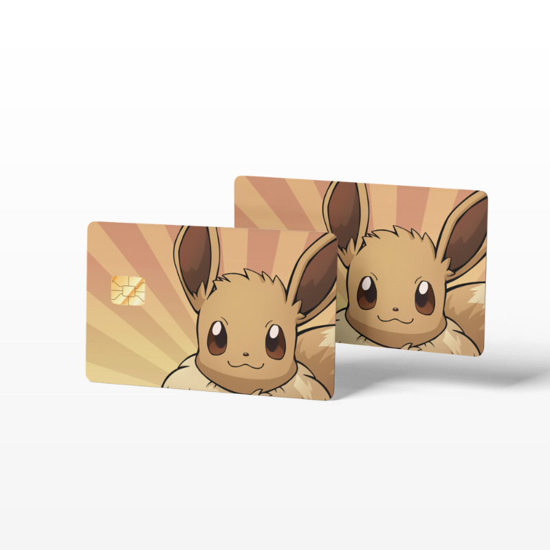 Peeking Eevee (Holographic) - Card Emblems