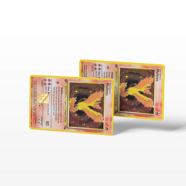 Pokemon Card Moltres (Holographic) - Card Emblems