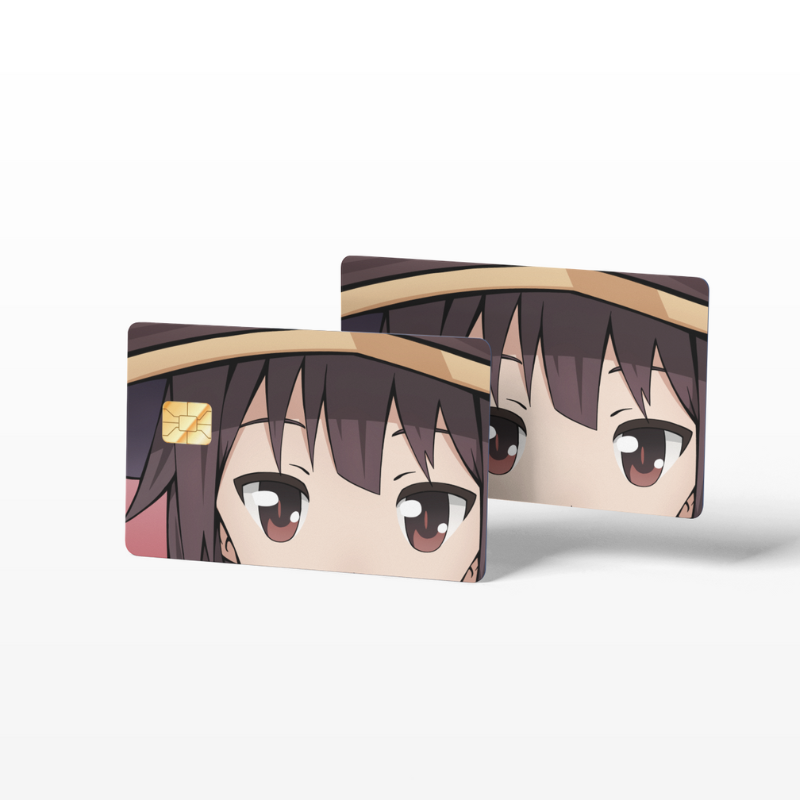 Peeking Megumin (Holographic) - Card Emblems