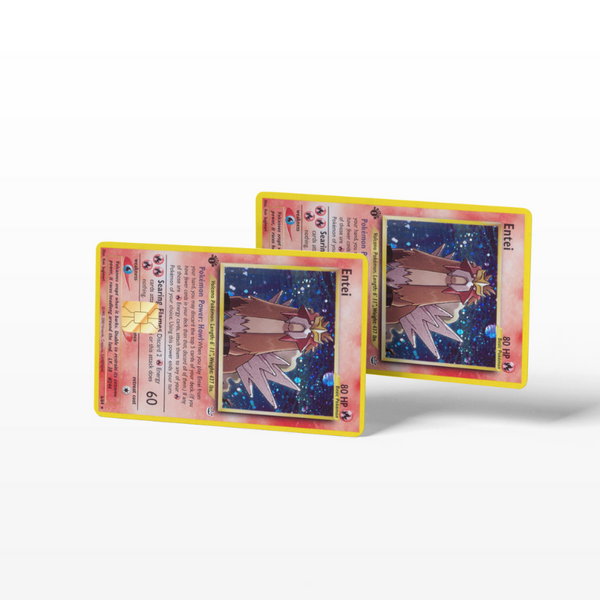 Pokemon Card Entei (Holographic) - Card Emblems