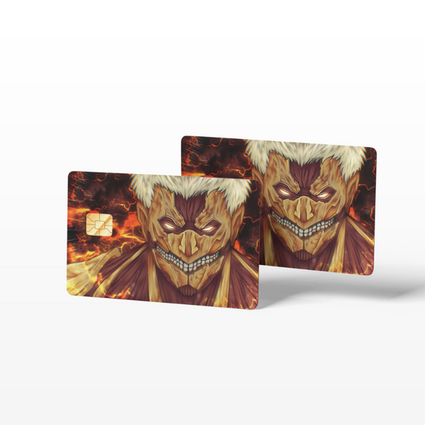 Peeking Armored Titan (Holographic) - Card Emblems