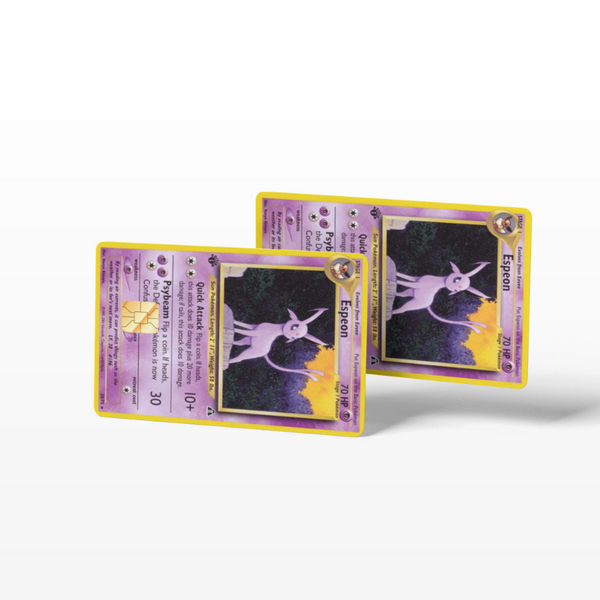 Pokemon Card Espeon (Holographic) - Card Emblems