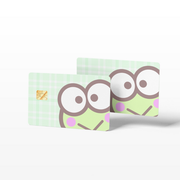 Green Plaid Keroppi (Holographic) - Card Emblems