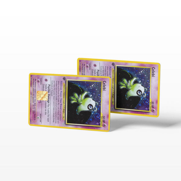 Pokemon Card Celebi (Holographic) - Card Emblems