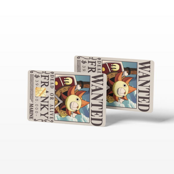 Wanted Poster Franky (Holographic) - Card Emblems