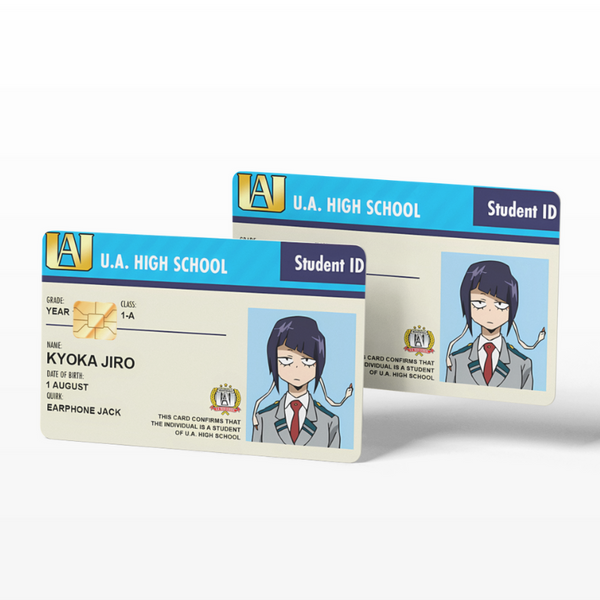 Student ID Kyoka Jiro (Holographic) - Card Emblems