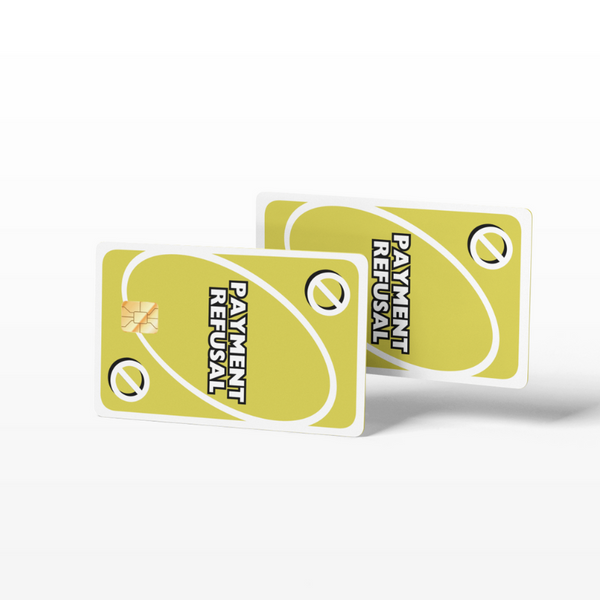 Payment Refusal Yellow (Holographic) - Card Emblems