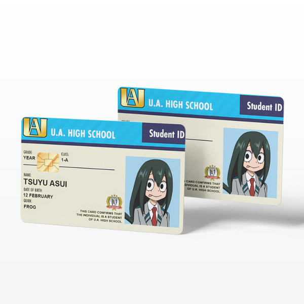 Student ID Tsuyu Asui (Holographic) - Card Emblems