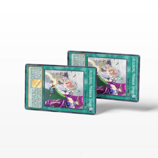 Alluring Mirror Split (Holographic) - Card Emblems