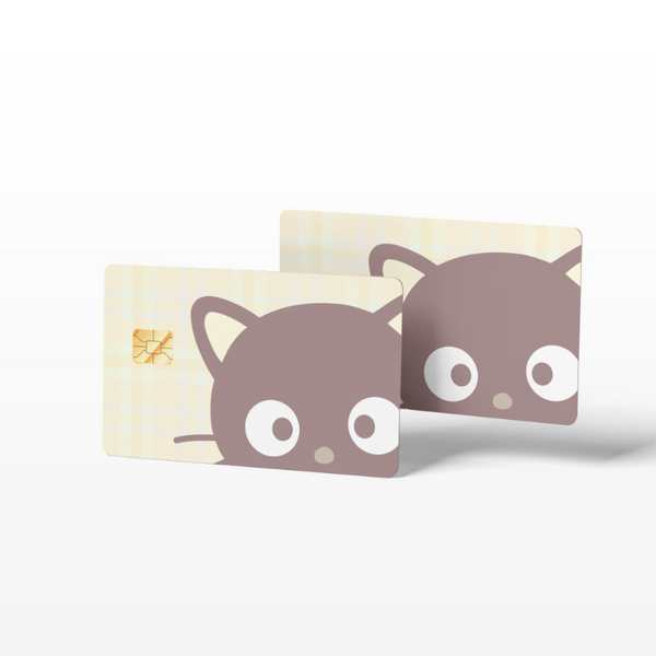 Yellow Plaid Chococat (Holographic) - Card Emblems