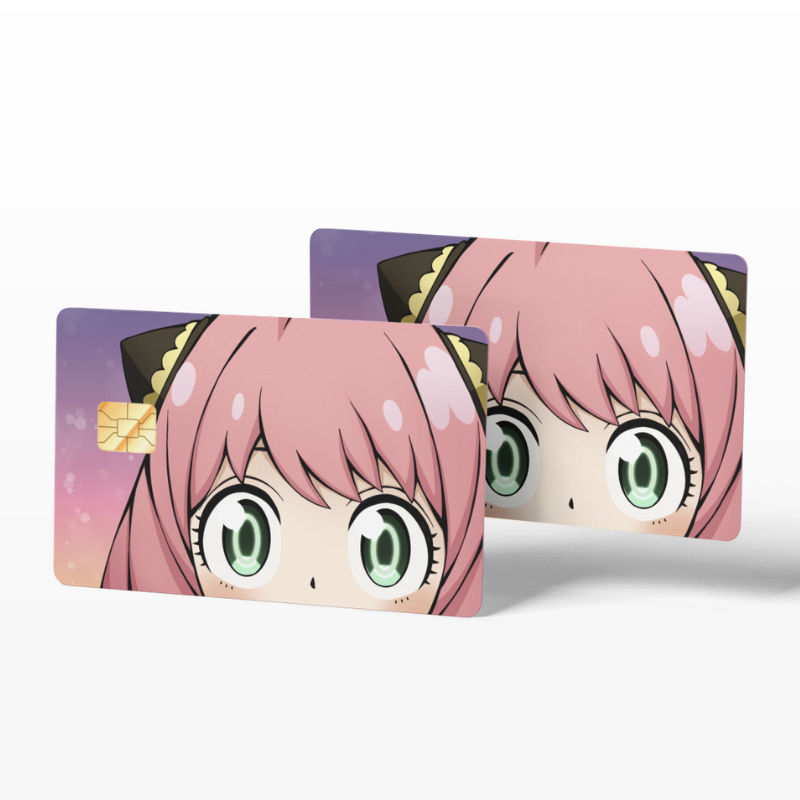 Peeking Anya (Holographic) - Card Emblems